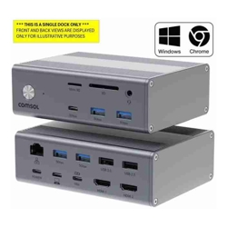 BUY Comsol DUAL MONITOR USB-C 16 PORT DOCKING STATION | Wholesale IT ...